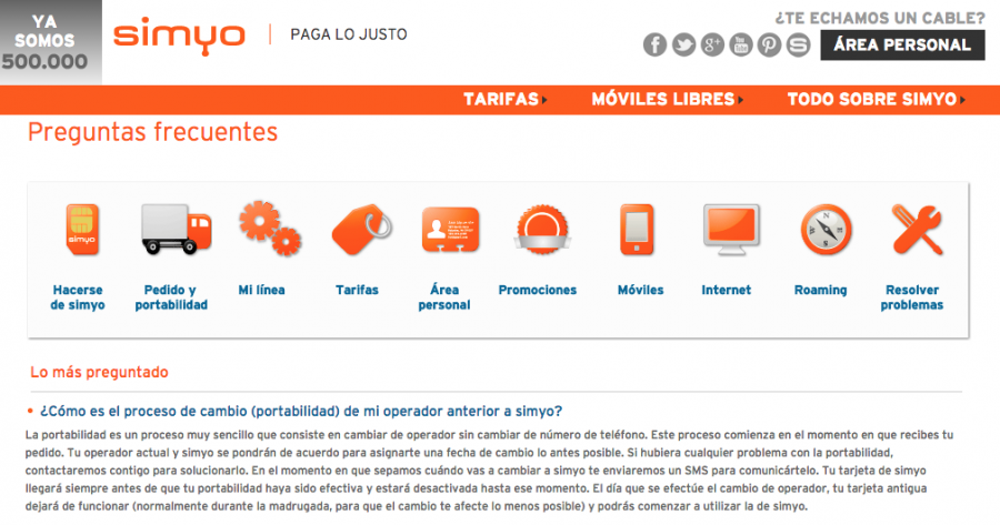 Las 1001 páginas de simyo - Blog de simyo